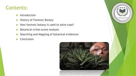 Forensic Botany Pptx