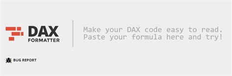 Quick DAX Formatter