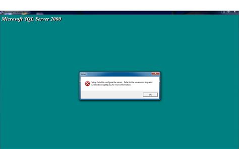 Erro Na Instalação Do Sql Server Databases Web E Banco De Dados