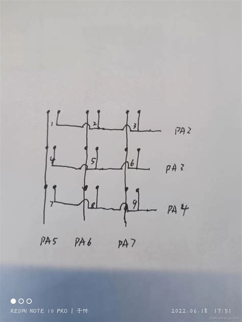 stm32矩阵按钮的行列扫描法（寄存器） stm32的bitaddr输入采集 csdn博客