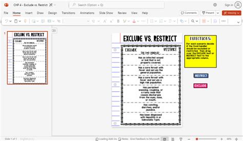 Chp 4 Exclude Vs Restrict Pptx Pdf
