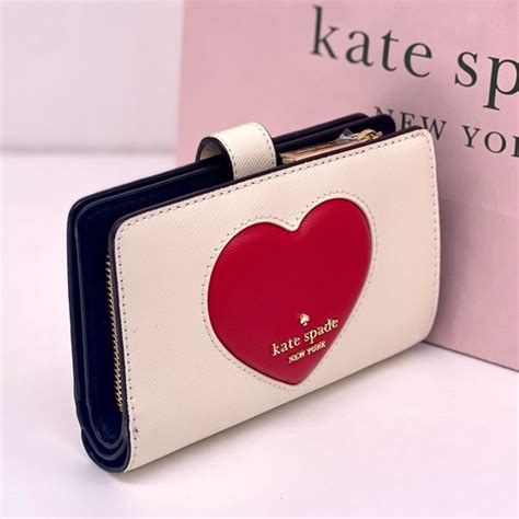 Kate Spade Bags Kate Spade Madison Puffy Heart Medium Bifold Wallet