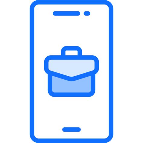 Mobile App Generic Blue Icon