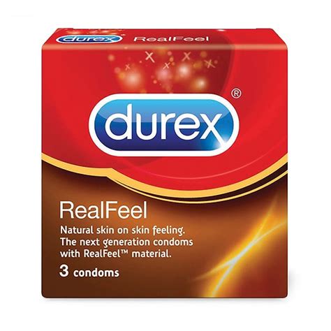 Bao cao su Durex Real Feel hộp 3 cái - Quầy 119- Cty Dược phẩm Hậu Phương