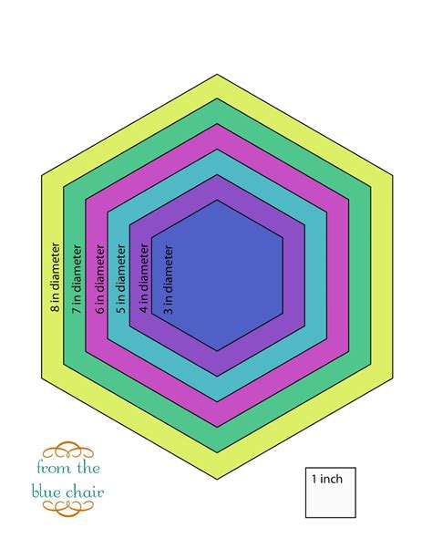 6 Printable Hexagon Template Br