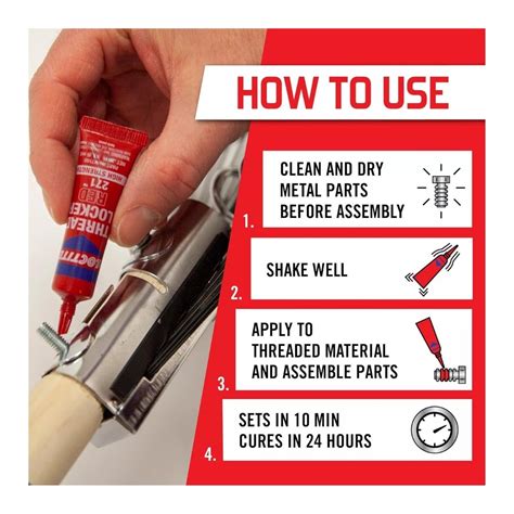 Loctite Threadlocker 0 20 Oz