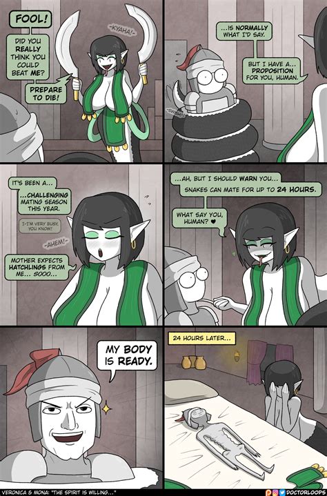 Veronica And Mona The Spirit Is Willing By Doctorloops Hentai Foundry