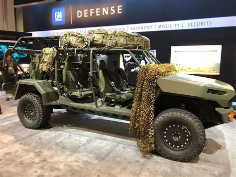 Gm Defense Showcases Chevrolet Colorado Based Infantry Squad Vehicle