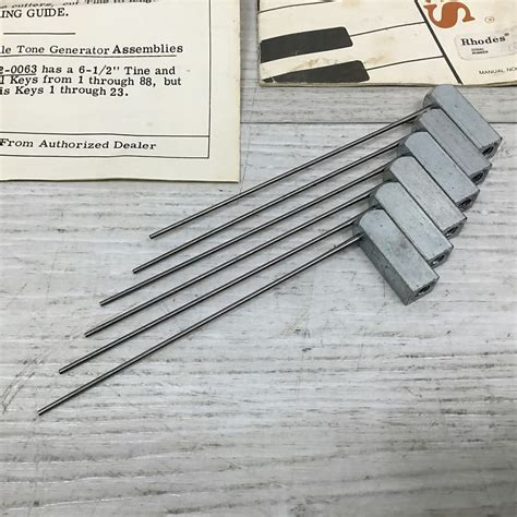 Fender Rhodes Tines Vintage Original Replacements Lot Of Reverb