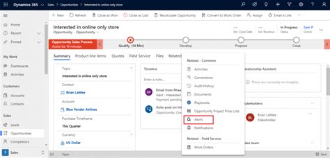 How To Create Alerts Or Reminders For Individual Records In Dynamics