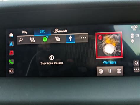 Usb Track List Not Available Taycanforum Porsche Taycan Owners