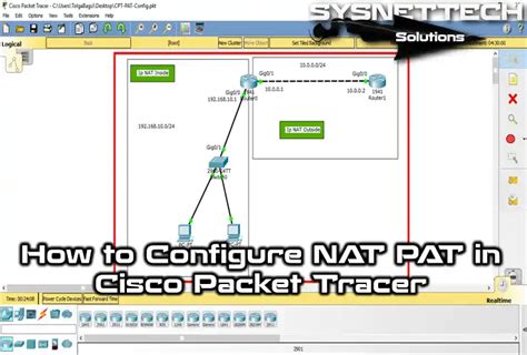 how to configure dynamic nat on packet tracer very easy
