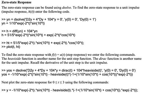 solved zero input response the zero input response can be