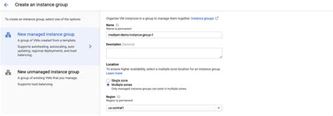 Gcp Gce Instance Template Setup Before You Try To Manage Instance