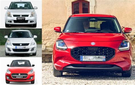 Maruti Swift Weight And Mileage Of All 4 Gen Compared 100 Kgs Lighter