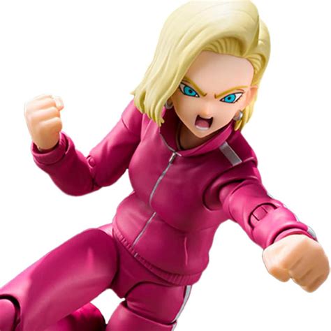 Figura Android 18 Sh Figuarts Dragon Ball Super 14cm
