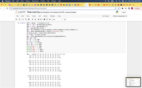 Problem With Cnn From Scratch R Neuralnetworks