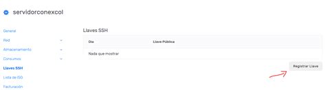 Como Agregar Una Llave Ssh Conexcol Cloud Colombia