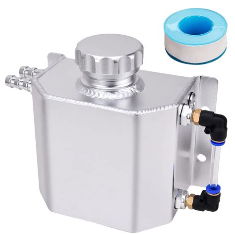 Snapklik Com SPEEDWOW Coolant Overflow Tank Aluminum Radiator Overflow Tank