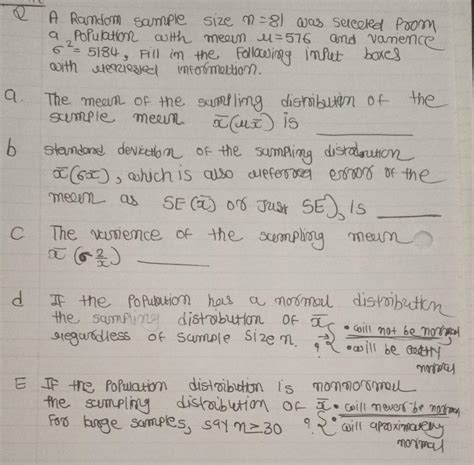 solved a random sample size n 8 was selected from a