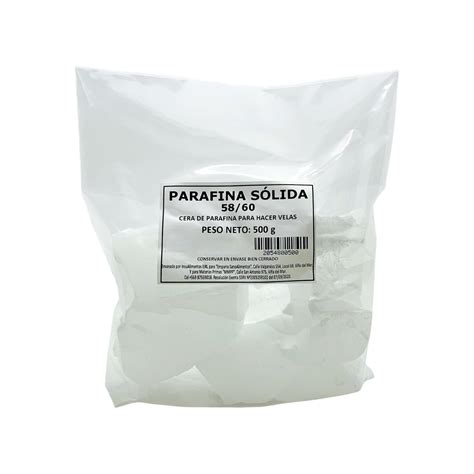Parafina SÓlida 5860 500 G Materias Primas Mmpp