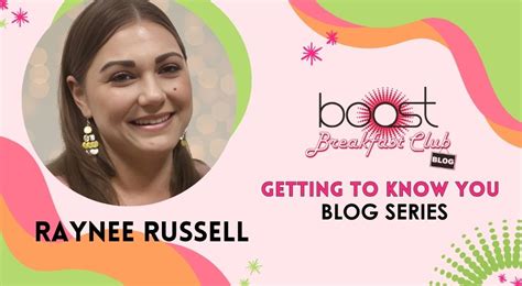 Boost Gtky 2024 Lets Get To Know Boost Ambassador Raynee Russell