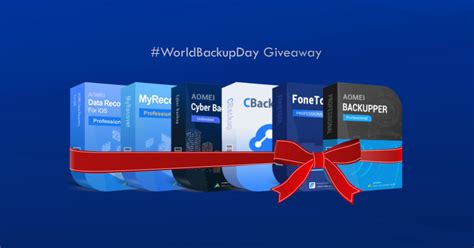 Worldbackupday Giveaway From Aomei Software Thesweetbits
