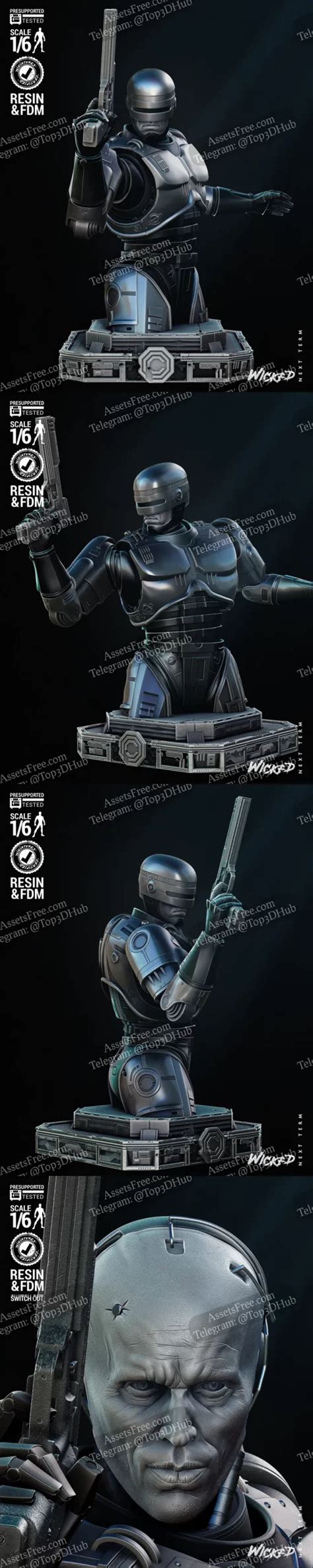 Robocop 3d Print Model Download Free