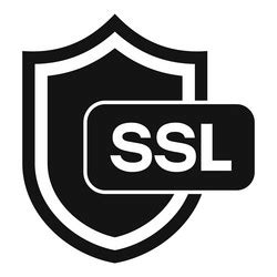 Ssl Certificate Padlock Icon Simple Royalty Free Vector