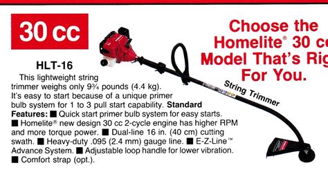 Homelite Bc25bc2500 Bc800 Bc900 C300 D825 Easyreach Easytrim