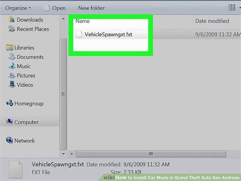 How To Install Car Mods In Grand Theft Auto San Andreas