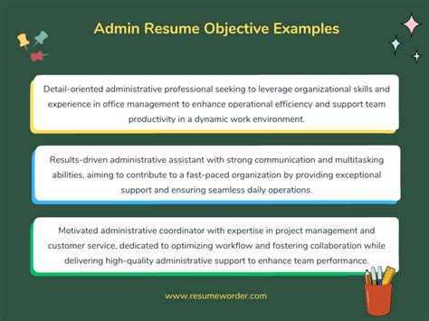 37 Admin Resume Objective Samples And Examples Resumeworder