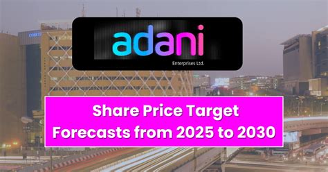 Adani Enterprises Share Price Target 2025 To 2030 Expert Forecast