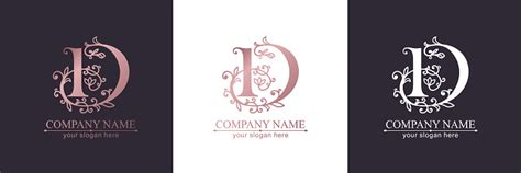 프리미엄 벡터 D 로고 몬노그램 레터링 엘리트 회사를 브랜딩하기 위한 개인 로고 또는 사인 벡터 디자인 0명에 대한 스톡 벡터 아트 및 기타 이미지 Istock