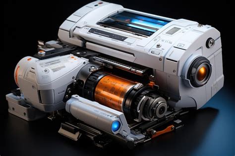 Premium Ai Image Hyper Realistic Of The Space Cartels White Printer