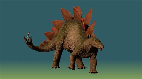 Stegosaurus Paleoart Cgtrader
