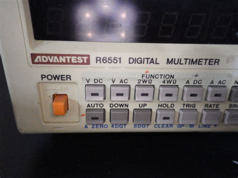 中古機 ｱﾄﾞﾊﾞﾝﾃｽﾄ製ﾃﾞｼﾞﾀﾙﾏﾙﾁﾒｰﾀ、型式r6551の詳細情報、買取販売