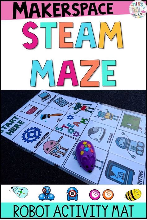 Coding Activities Bee Bot Dash Mouse Sphero STEAM Activity Mat Hour Of Code Beebot Coding Sphero