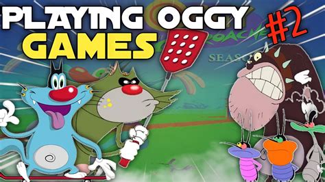 Playing Oggy And The Cockroaches Games Part 2 Shubplayz Youtube