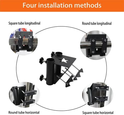Buy Kswlor Heavy Duty 2 Position Flagpole Mount Bracket For Balcony