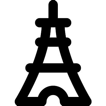Eiffel Tower Vector SVG Icon SVG Repo