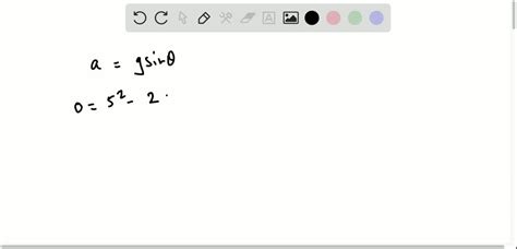 solved a block is given an initial velocity of 5 00 m s up a