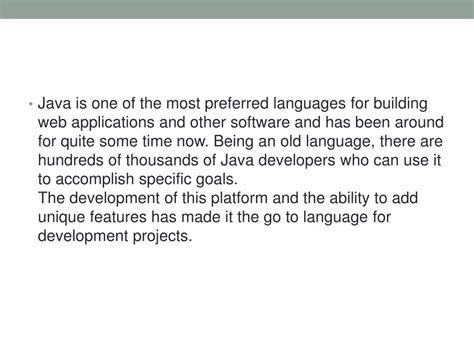 Ppt Java Training Powerpoint Presentation Free Download Id7723787