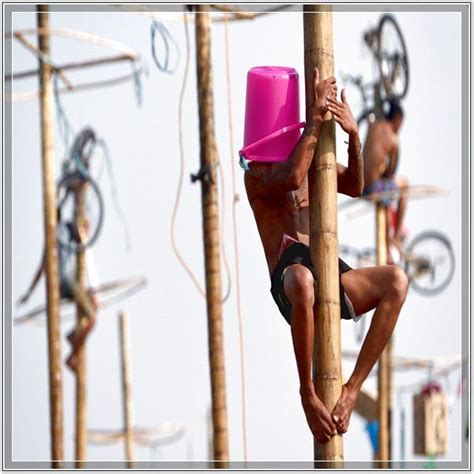 Gambar Panjat Pinang Lucu Materi Belajar Online