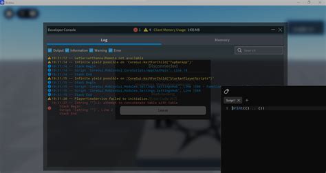 Executor Script Console Log Detection Community Resources Developer