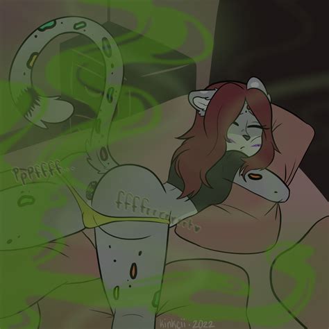 Rule 34 Anthro Anus Ass Bed Brown Hair Closed Eyes Clothing Fart Fart Cloud Fart Fetish Felid