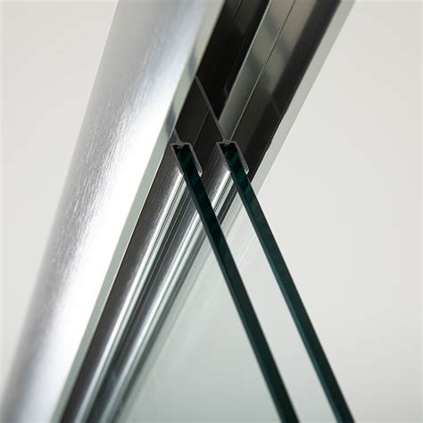 Semi Frameless Double Sliding Shower Doors Apis Glass