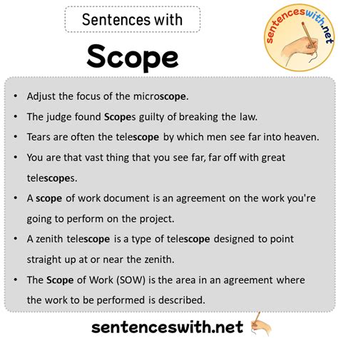 Scope Meaning English Language At Paige Odriscoll Blog