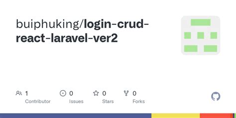 GitHub Buiphuking Login Crud React Laravel Ver