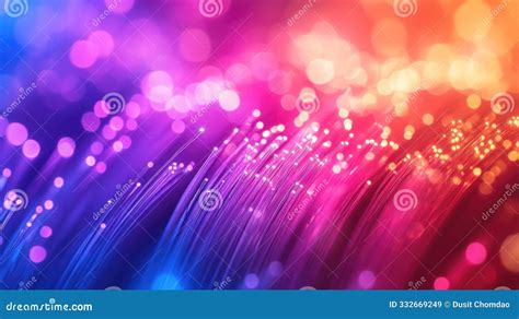 Fiber Optic Communication Networks Visualizing Light Transmission And Advanced Connection